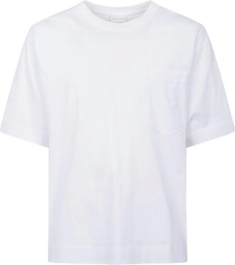 Dries Van Noten Homme, Tops, Blanc, Taille: M Heso T-shirt
