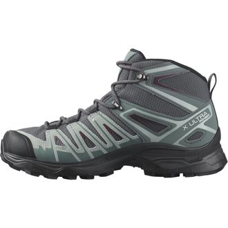 Salomon X Ultra Pioneer Mid ClimaSalomon Waterproof Damen Wanderschuhe, Alle Wetterbedingungen, Sicherer Fußhalt, Stabil und gedämpft, Ebony, 40 2/3