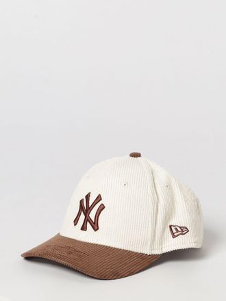 New Era Casquette de baseball 9Forty NY Yankees en velours c&ocirc;tel&eacute; avec logo brod&eacute;