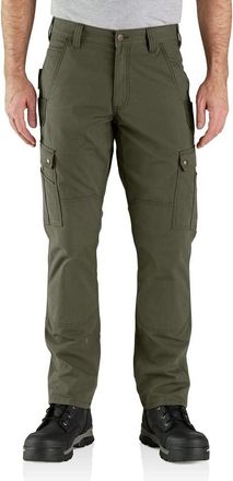 Carhartt Work in Progress Herren Rugged Flex Relaxed Fit Ripstop Cargo Work Utility Pants, Basil, 36W / 34L EU