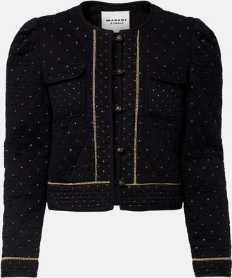 Isabel Marant Veste Vania en coton &agrave; pois