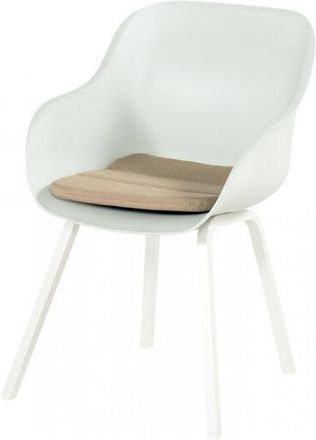 Hartman Hartman - Le Soleil Element Dining Stuhl wei&szlig; inkl. seaqual Sitzkissen taupe