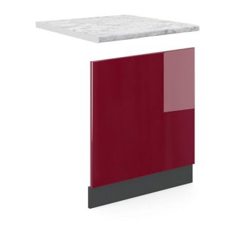 Vicco Fa&ccedil;ade R-Line, Rouge, 60 cm, pt Marbre Vicco