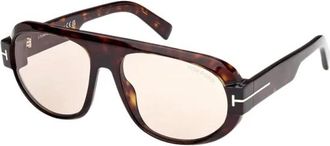 Tom Ford Lunettes de soleil - Homme - Accessoires - Brun - Taille: 59 MM