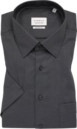 Eterna Strukturiertes Kurzarmhemd mit Brusttasche, Comfort Fit in