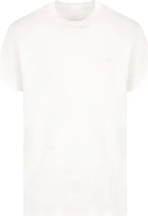 A|X Armani Exchange Homme, Tops, Blanc, Taille: M Logo-Print T-Shirt