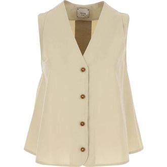 Alysi Vests - - Jackets - Damen - Beige - XS