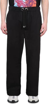 Versace Homme, Pantalons, Noir, Taille: M Straight Pantalons