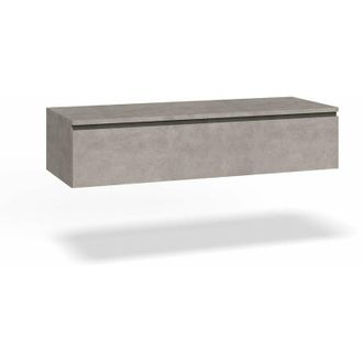 TFT Home Furniture Base avec top 1 tiroir YOKA pierre havana