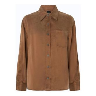 Pinko Pinko, Femme, Blouses et Chemises, Brun, Taille: 42 FR Chemises