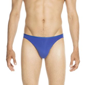 HOM Herren Plumes Micro Briefs Sportunterw sche, Blau, S EU