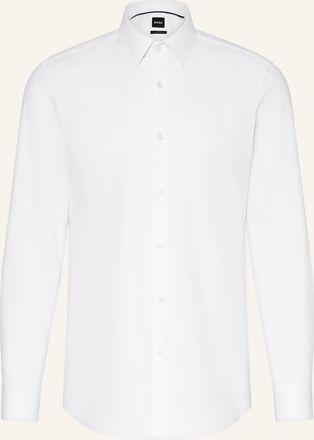 HUGO BOSS Hemd Hank Slim Fit weiss