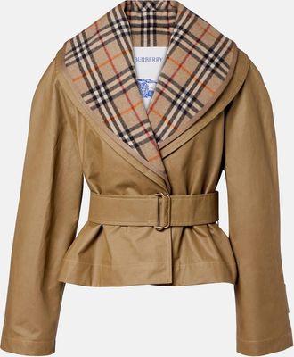Burberry Jacke Burberry Check aus Baumwolle