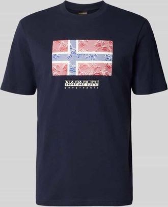 Napapijri T-Shirt mit Label-Print Modell DRAPEAU