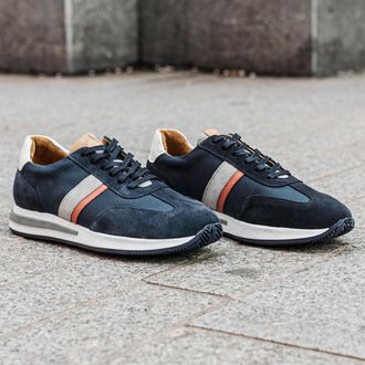 Bexley Keilira - Sneaker homme marine et blanc