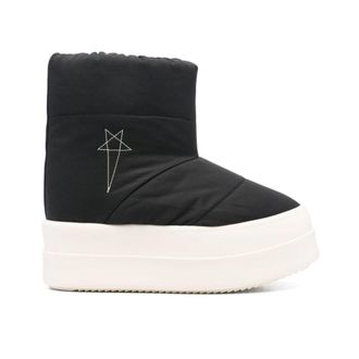 Rick Owens Gesteppte Slip-On Flatform Schuhe - - Shoes - Damen - Schwarzk - 40 EU