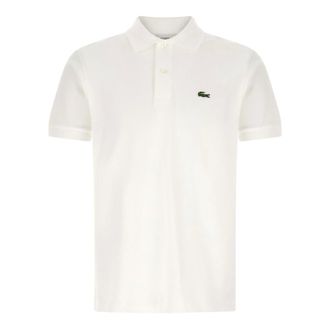 Lacoste Homme, Tops, Blanc, Taille: M Logo Patch Polo
