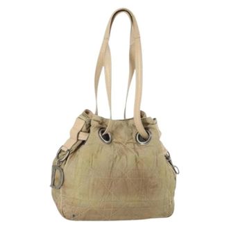 Dior Pre-owned Nylon Bucket Bag - - Pre-owned - Damen - Beige - ONE SIZE