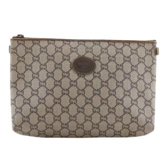 Gucci Pochette Old GG Plus Pre-owned - Homme - Pre-owned - Brun - Taille: ONE Size