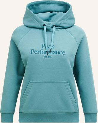 Peak Performance Hoody Original Hood blau