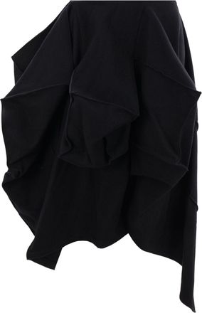 Yohji Yamamoto Asymmetrischer Rock - Schwarz