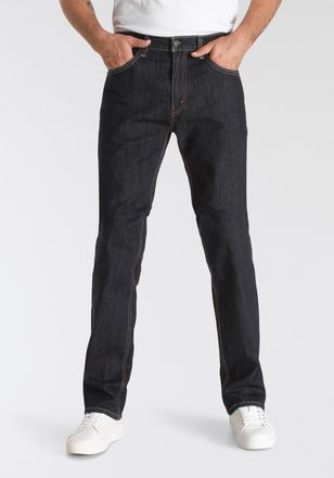 Levi's Straight-Jeans LEVIS 505, Herren, Gr. 29, L&auml;nge 32, schwarz (schwarz rinse), Denim/Jeans, Obermaterial: 99% Baumwolle, 1% Elasthan, unifarben, regular