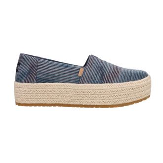 Toms Damen Valencia Flacher Slipper, Marineblauer Denim, 38.5 EU