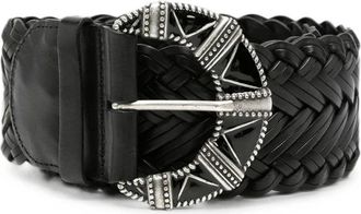 BA&SH Femme, Accessoires, Noir, Taille: 80 CM Ceinture tress&eacute;e Byron
