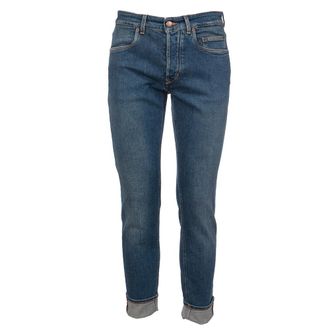 Siviglia Baumwoll Marotta Hose 5 Taschen Regular Fit - - Jeans - Herren - Blau - W40