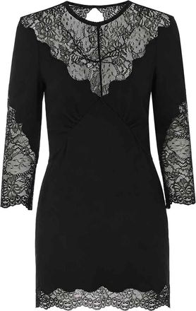 The Attico Kurzes Kleid - Schwarz