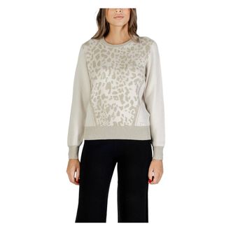 Liu Jo Damen, Sweatshirts & Hoodies, Beige, LGr&ouml;&szlig;e
