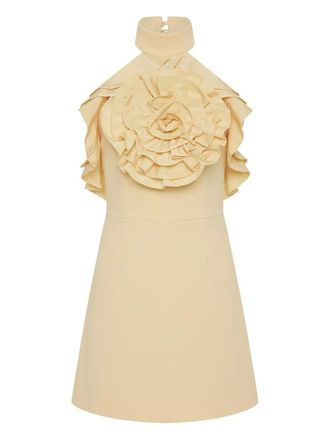 Rebecca Vallance robe courte Aubriella &agrave; fleurs - Jaune