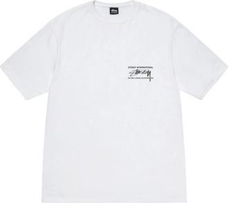 Stüssy Herren, Oberteile, Weiß, LGröße