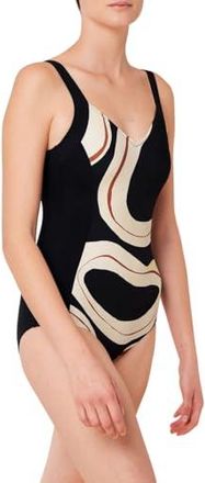 Triumph Summer Allure Ow 01 One Piece Swimsuit Femme, Black Combination, 44D