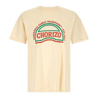 Willy Chavarria Chorizo Easy Tee - - Tops - Herren - Beige - XL