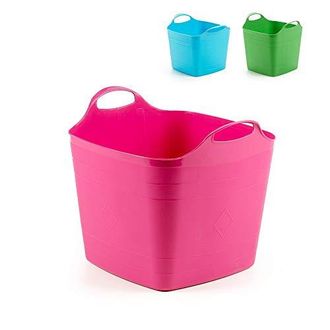 Pengo Flexibler Mehrzweckkorb, Made in Italy, 49 x 42 x 40 cm, in verschiedenen Farben erhältlich, Bunt