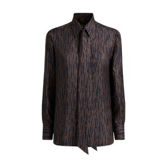 Kiton Seidenhemd mit flie&szlig;ender Eleganz - - Blouses & Shirts - Damen - Mehrfarbig - M