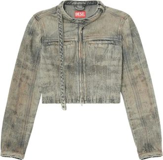 Diesel Femme, Vestes, Gris, Taille: 38 FR Diesel Manteaux Black