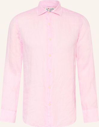 MC2 Saint Barth mc2 Saint Barth Resorthemd Pamplona Comfort Fit Aus Leinen pink