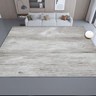 Generic Gris Tapis de Bain antid&eacute;rapant, Moquette d&eacute;coratifs Antique Vintage Rustique Motif r&eacute;sistant &agrave; la d&eacute;coloration Hydrofuge pour Salon Chambre &agrave; Coucher