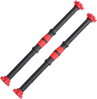 Aboofan 2 Stück Hantelstangen 50cm Edelstahl Gerändelt Mit Sternverschluss Krafttraining Hantelgriff Trainingsset Für Kraftübungen