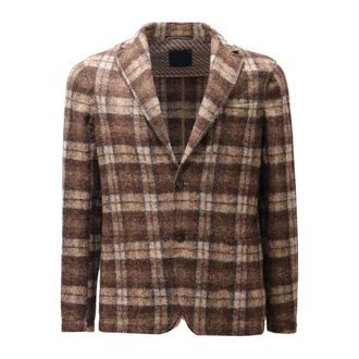 Altea Alfonso Einreiher-Jersey-Sakko - - Jackets - Herren - Braun - M