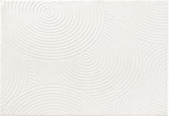 Douceur d'Int&eacute;rieur Jalisco Teppich, rechteckig, 120 x 170 cm, einfarbig, Relief