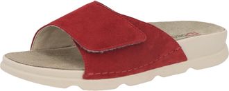 Berkemann Rodena - Luftig leichte Damen Pantolette mit herausnehmbarem Wechselfu&szlig;bett und einem Breiten Klettverschluss