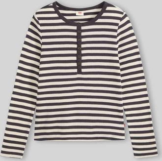 Levi's Slim Fit Langarmshirt aus Baumwoll-Mix Modell ROONEY