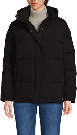 Lands End Wasserabweisende Daunenjacke, Damen, Gr&ouml;&szlig;e:48-50 regular, Braun, Nylon, by Lands End