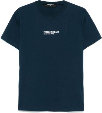 Dsquared2 t-shirt à logo imprimé - Bleu