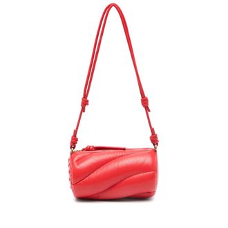 Fiorucci Femme, Sacs, Rouge, Taille: ONE Size Sac Bandoulière Rouge avec Fermeture Éclair