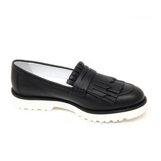 Hogan Loafer mit Fransen - - Shoes - Damen - Schwarzk - 40 EU
