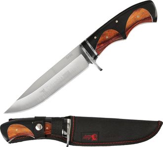 Columbia Jagd-Messer Einhand-Messer SA62 Tactical Knife aus 440C Edelstahl mit Nylon Messerscheide